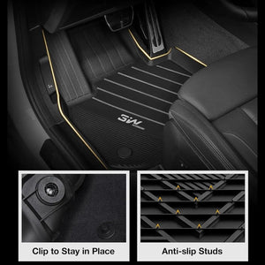 3W All Weather Car Mats For BMW X3 G01 2018-2024/ iX3 G08 2021-2028 LH